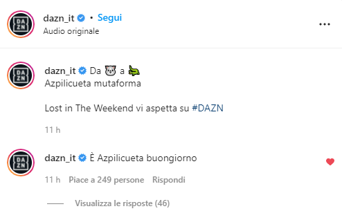 DAZN abbraccia il mondo dei meme