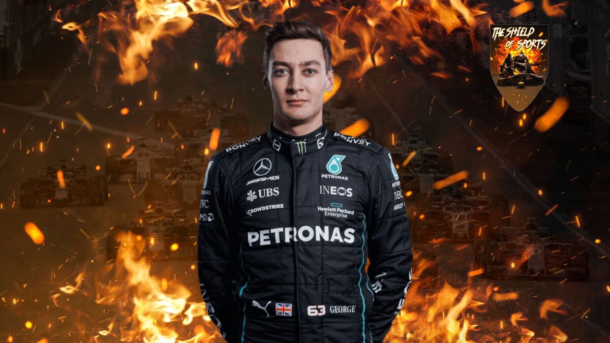 George Russell contrario alla 1° bandiera rossa a Melbourne